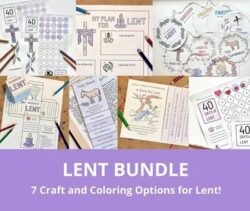 Lent Crafts, Printable Lent Crafts Ideas for Kids, Holy Week crafts