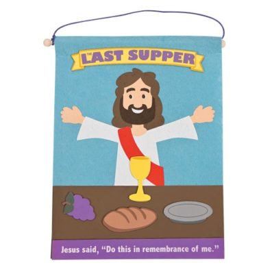 Holy Week Days Kids, Holy Week Crafts, Last Supper Crafts Ideas