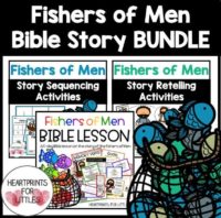 Fisher of Men Bible Crafts, Jesus Christ Disciples Activities