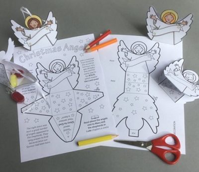 Christmas Angel Crafts, Sunday School Angel Craft Ideas