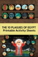 Passover Ideas Crafts, Passover Activity Kids, 10 Plagues Egypt Activities