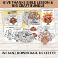 Christian Thanksgiving Ideas, Printable Christian Thanksgiving Crafts
