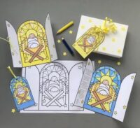 Christian Christmas Cards for Kids, Religious Christmas Cards kids