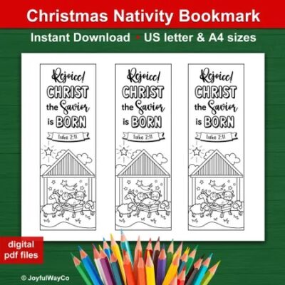 Christian Christmas Coloring Books, Birth of Jesus Coloring Book