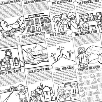 Sunday School Posters, Printable Christian Posters for Kids